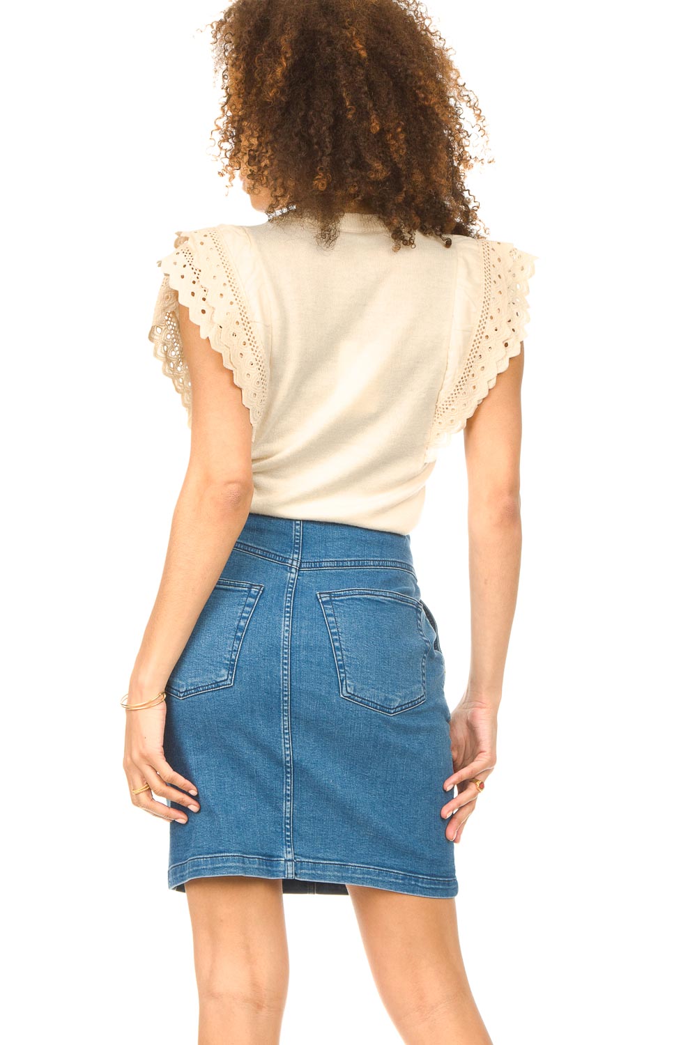 Denim rok Riley | blauw... | Dante6 | Little Soho