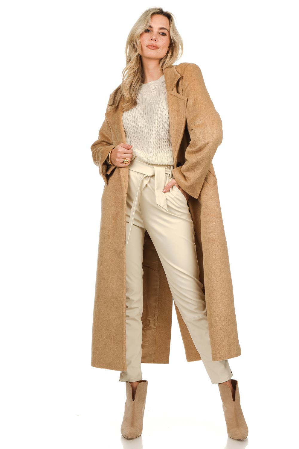 Wollen mantel Classic | beige... | CHPTR S | Little Soho
