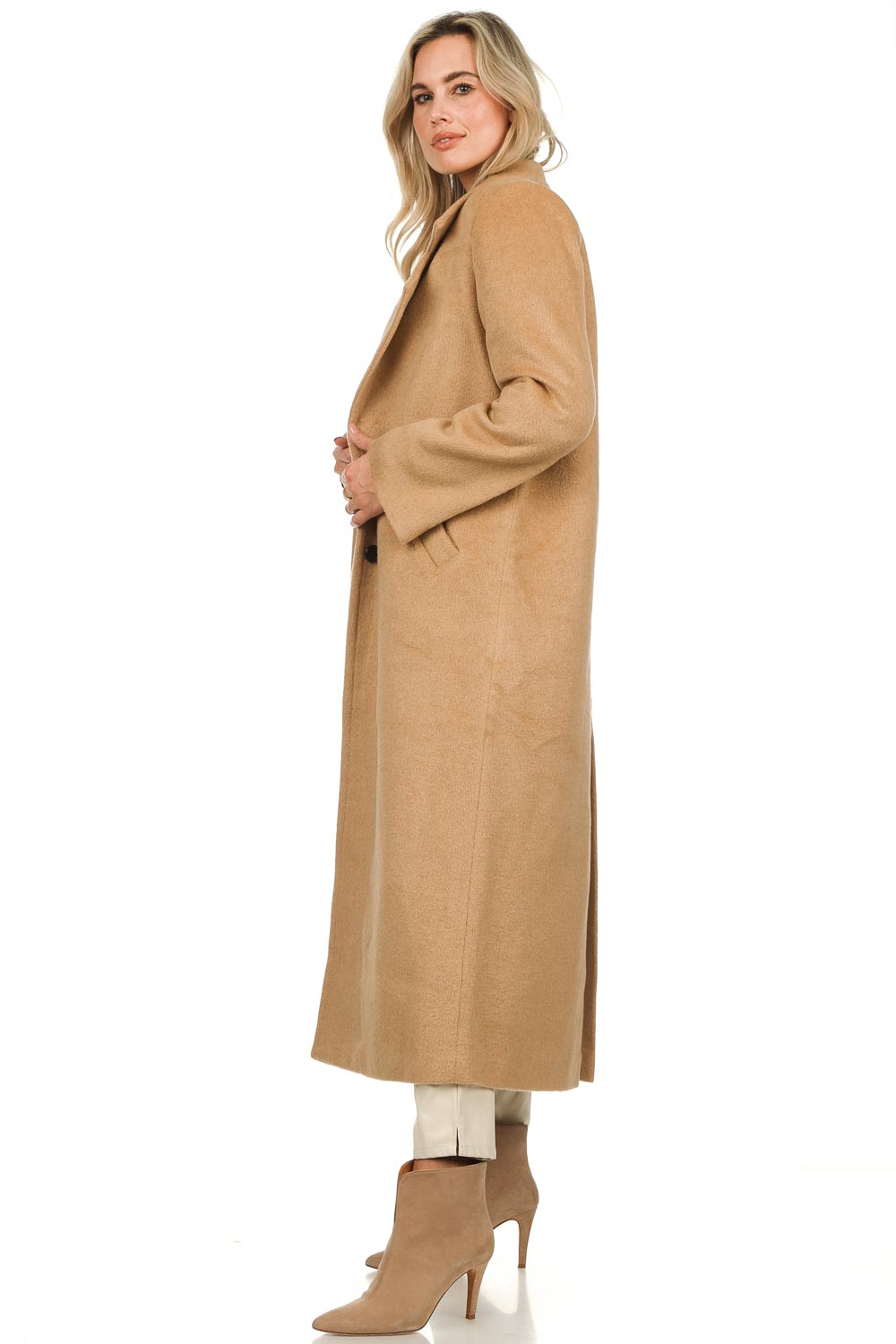Wollen mantel Classic | beige... | CHPTR S | Little Soho