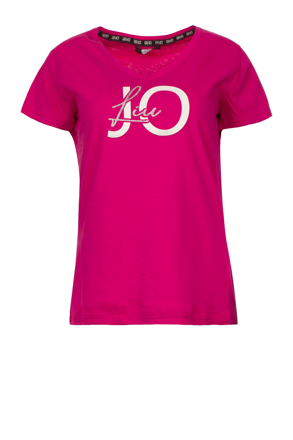 T-shirt met logo-opdruk Arma | fuchshia... | Liu Jo Easywear | Little Soho