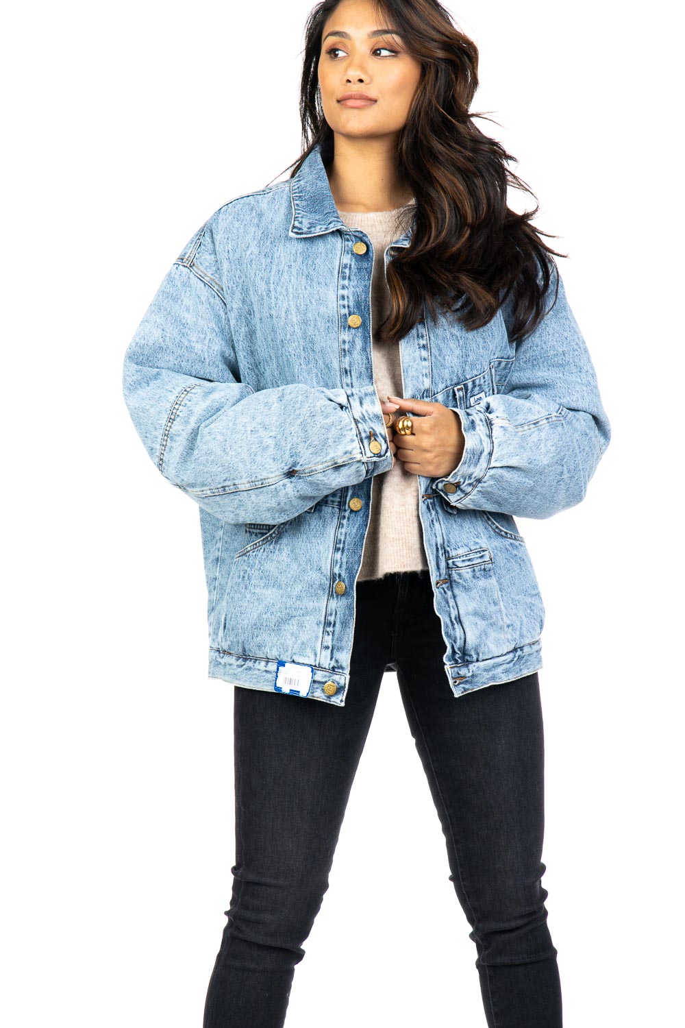 Deconstructed denim jas The Danny Noad Snow | blauw... | Lois Jeans ...