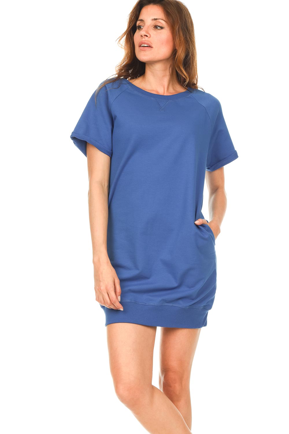 Sweater jurk Queens | blauw... | Blaumax | Little Soho