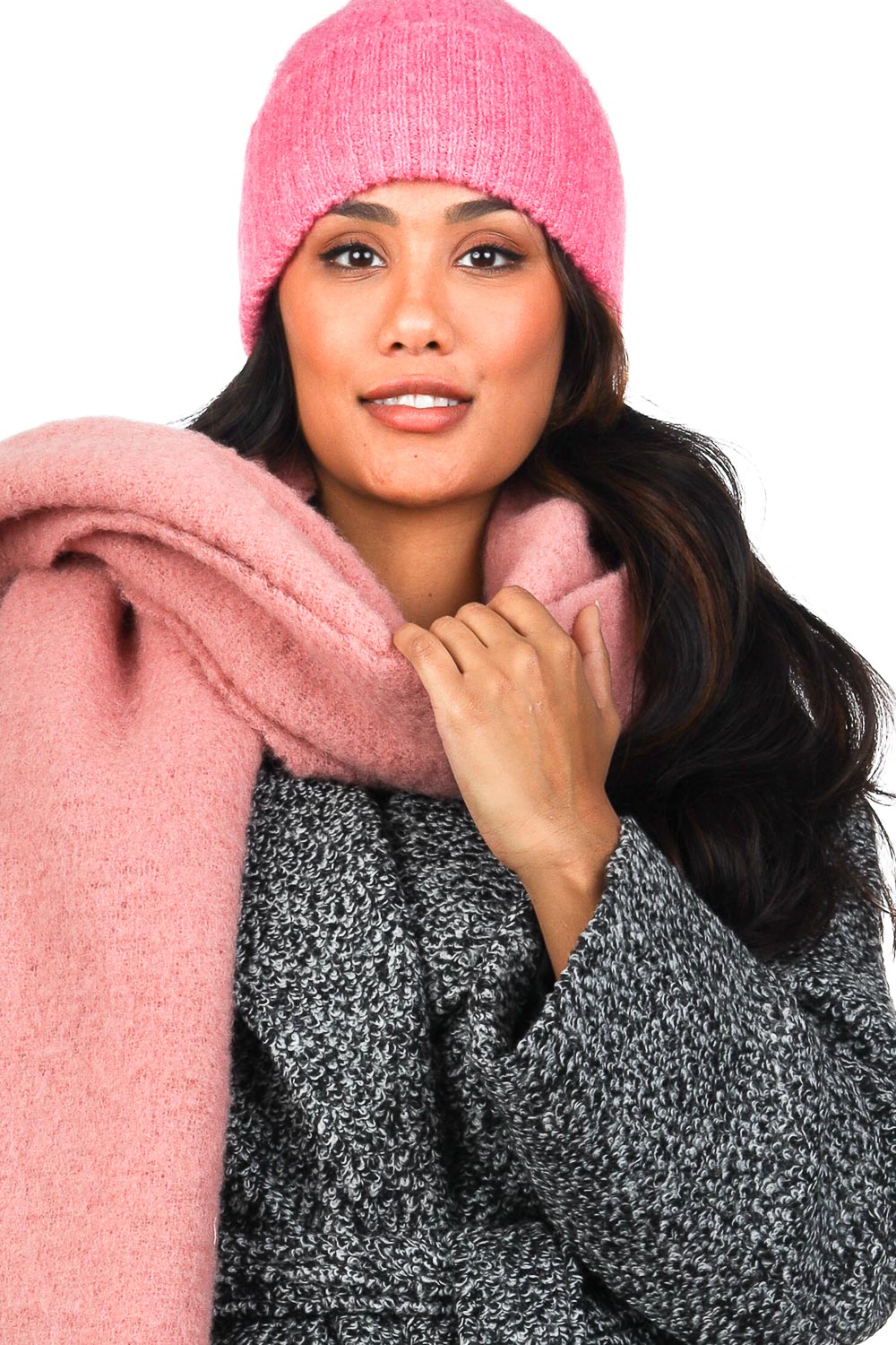 Gebreide muts East | roze... | American Vintage | Little Soho