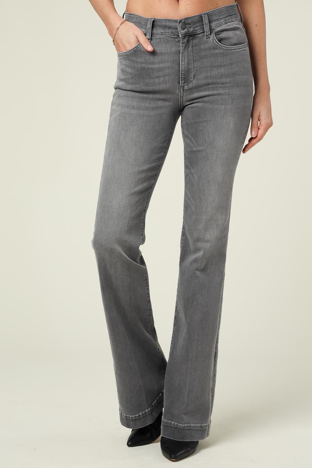 Flared jeans Marley | grijs | Liu Jo | Little Soho