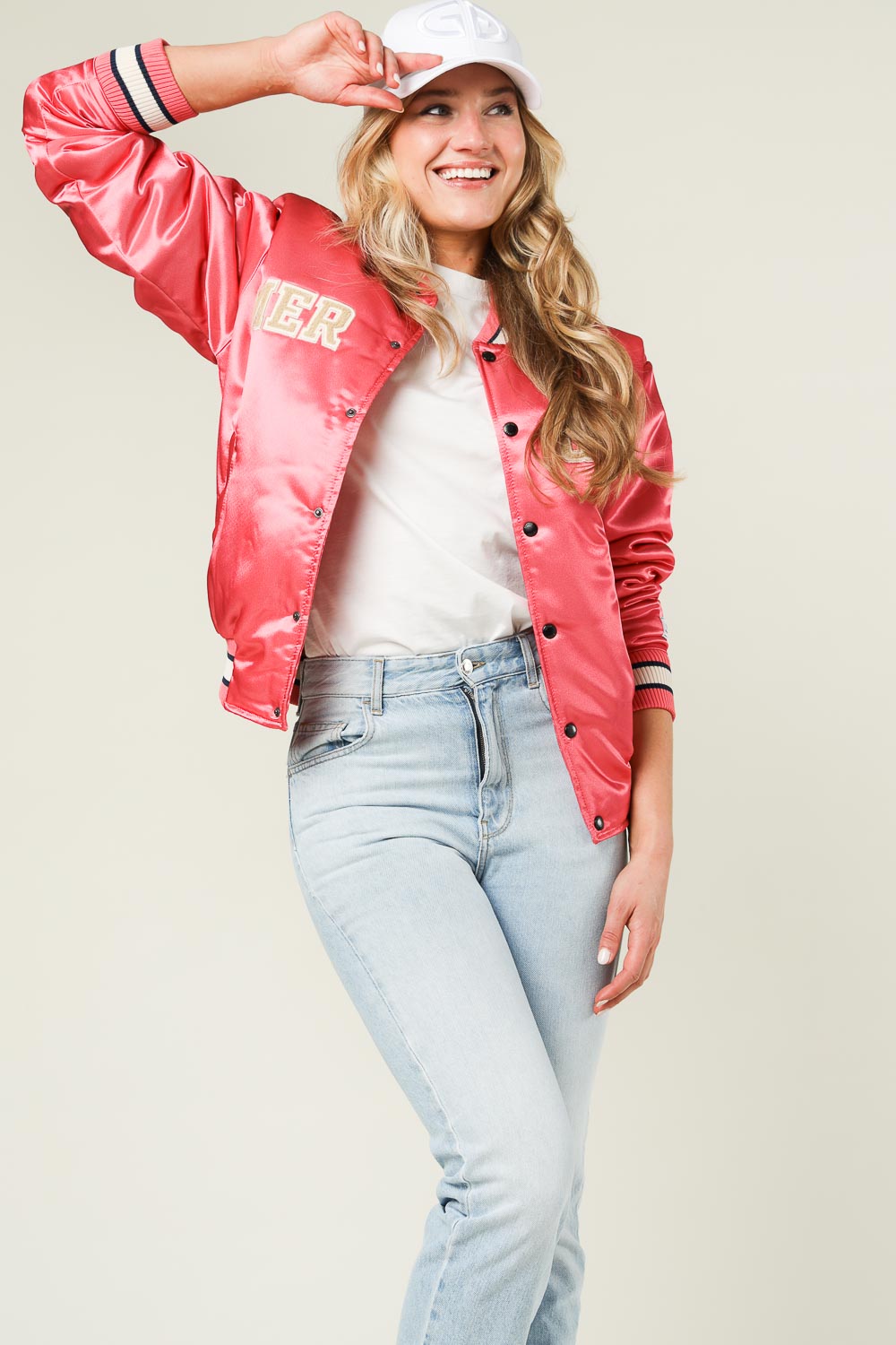 Varsity jas Party | roze | Mercer | Little Soho