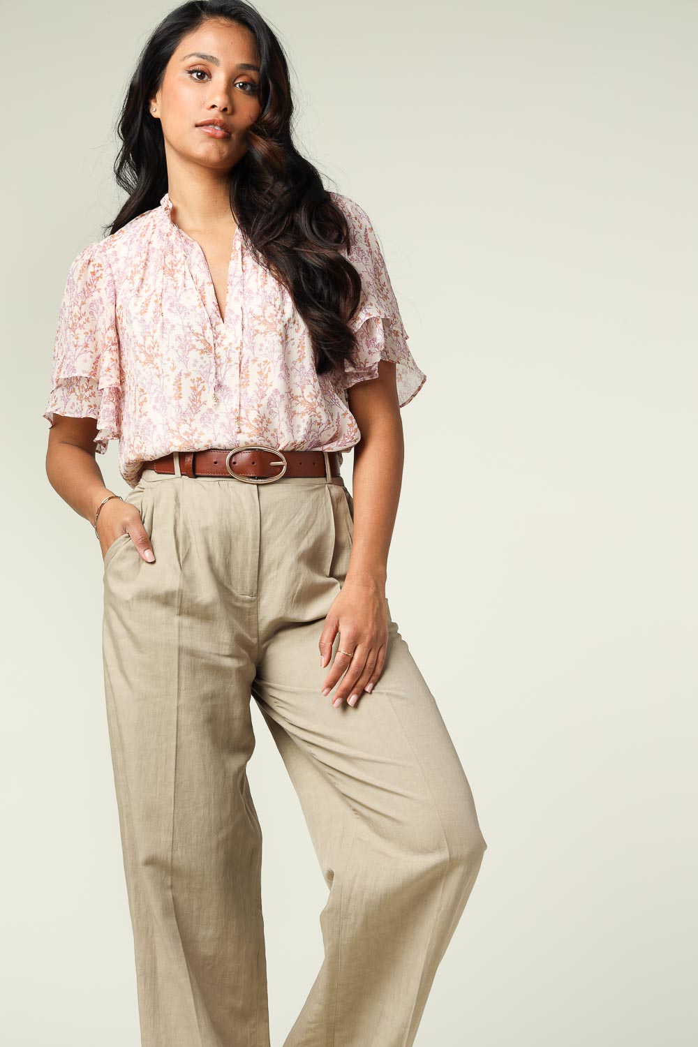 Top met print Stelie | naturel | Vanessa Bruno | Little Soho