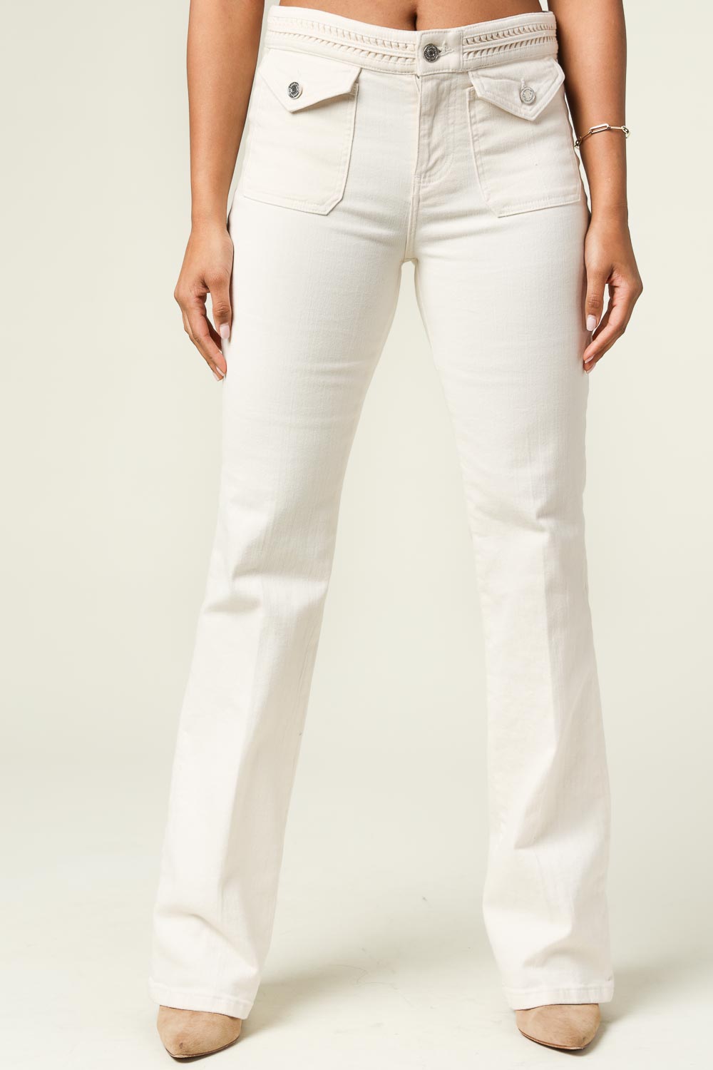 Flared jeans Nano | naturel | Vanessa Bruno | Little Soho