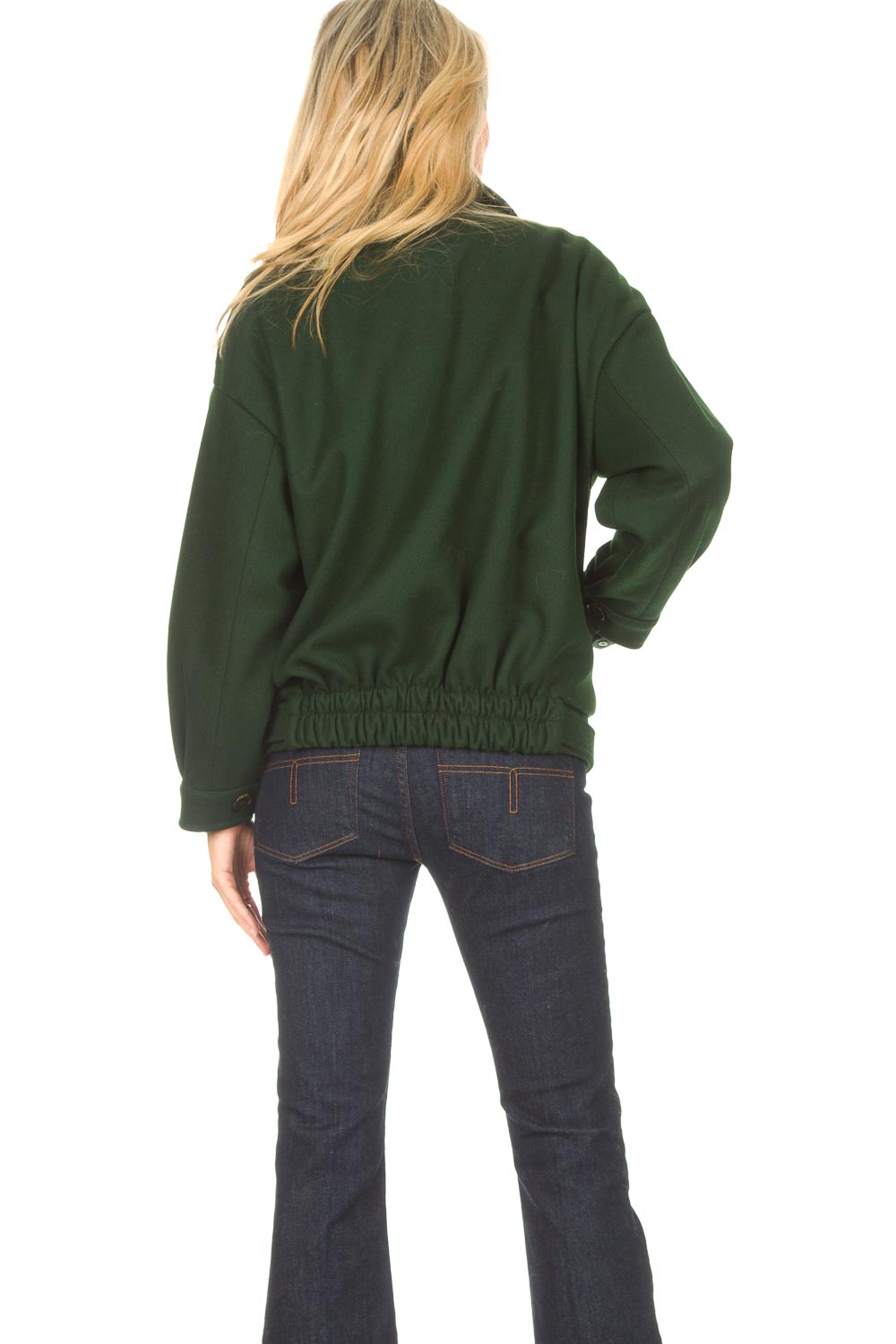 Short jacket with belt Final | green... | CHPTR S | Little Soho