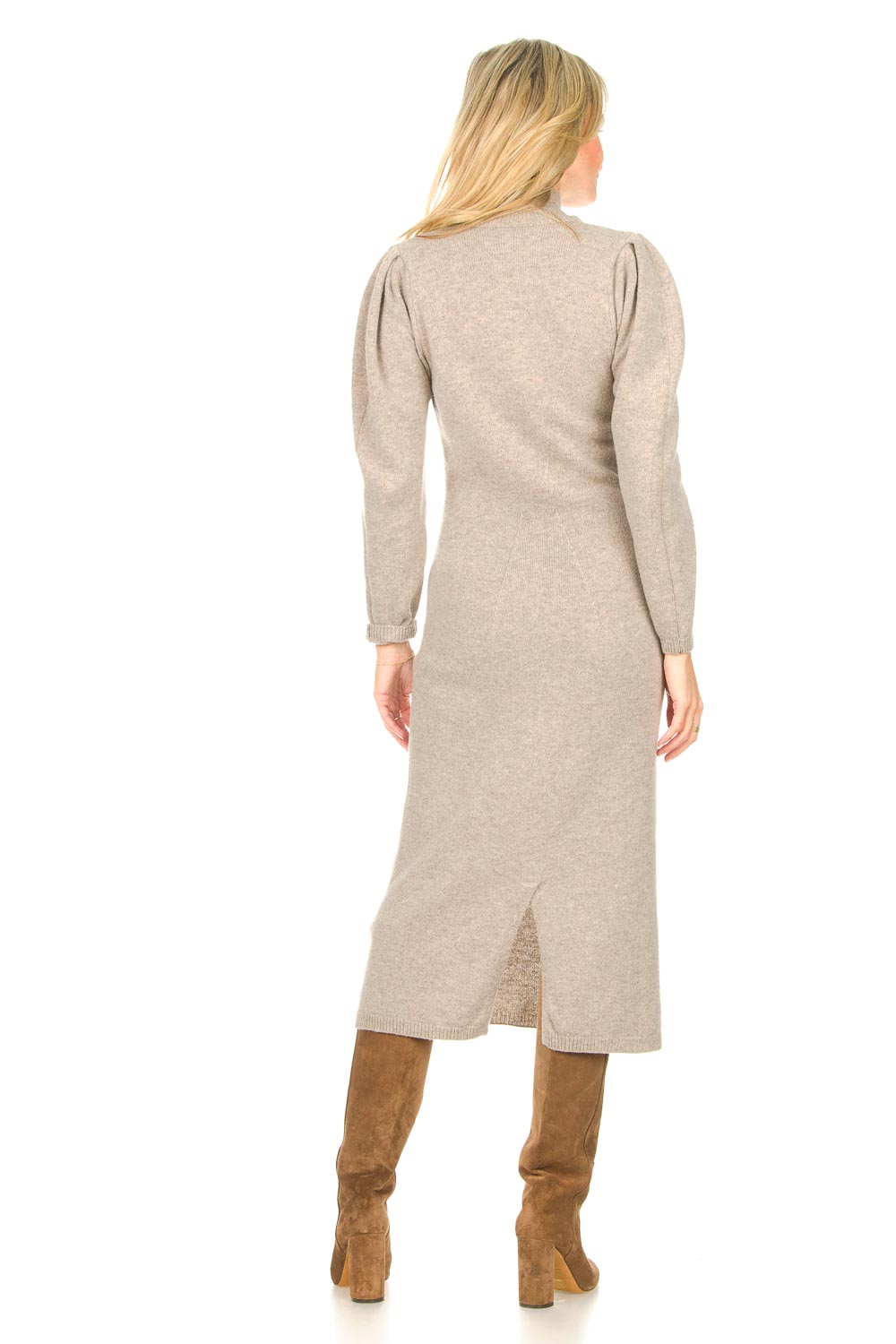 Gebreide jurk Felicity | beige... | ba&sh | Little Soho