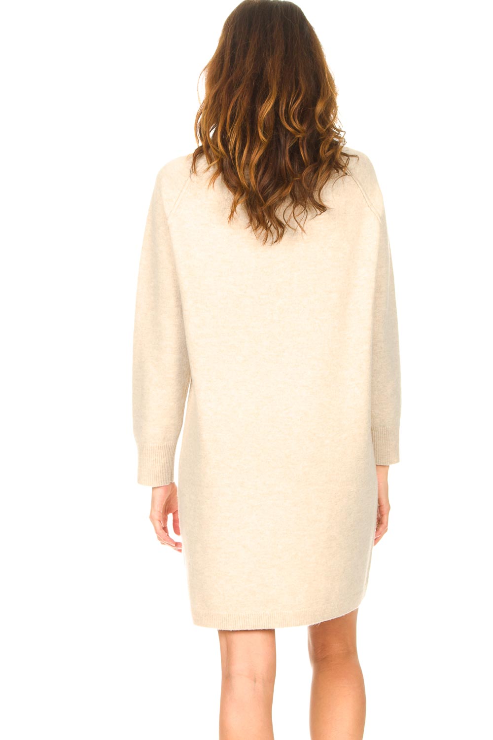 Sweater jurk Maria | naturel | Set | Little Soho