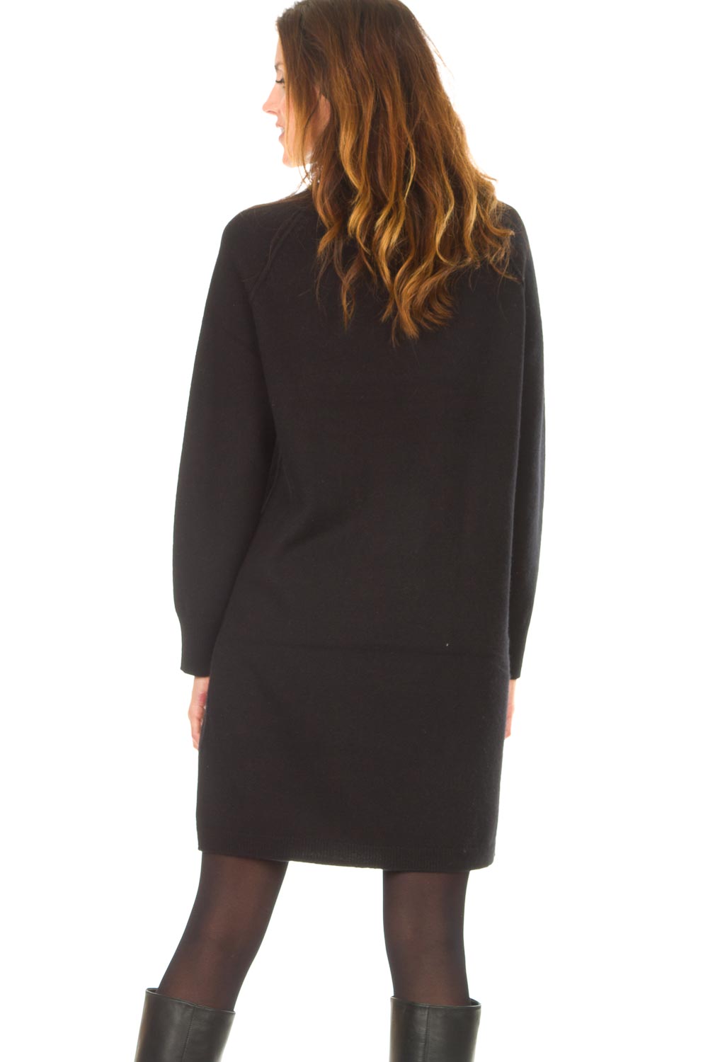 Sweater jurk Maya | zwart | Set | Little Soho