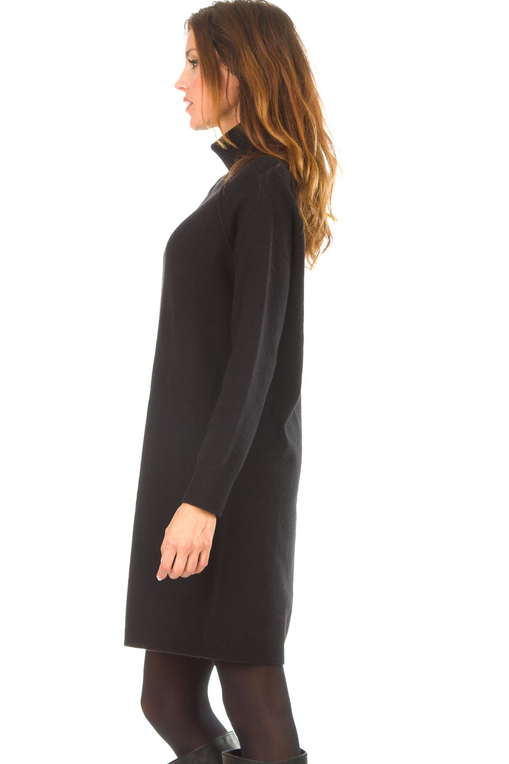 Sweater jurk Maya | zwart | Set | Little Soho