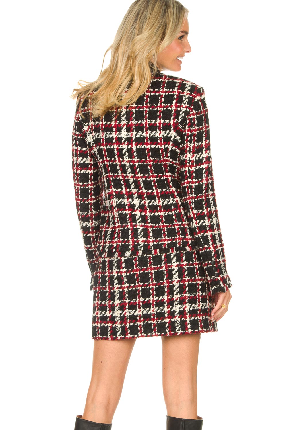 Bouclé rok Indy | zwart | Liu Jo | Little Soho