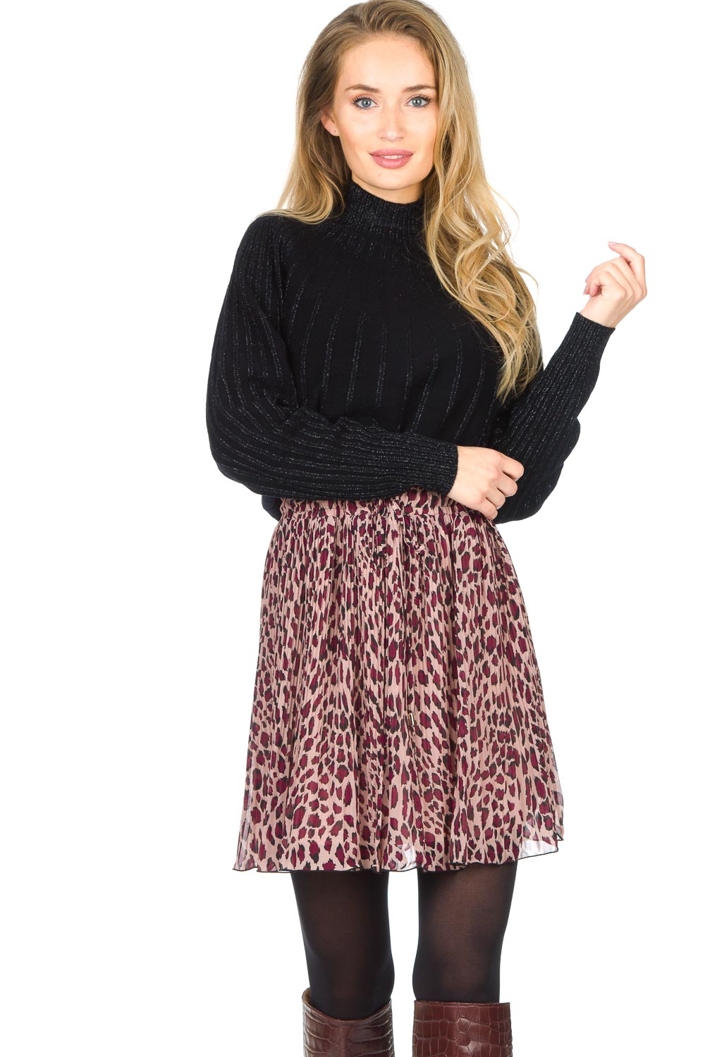 Rok met dierenprint Lee | roze | Liu Jo | Little Soho