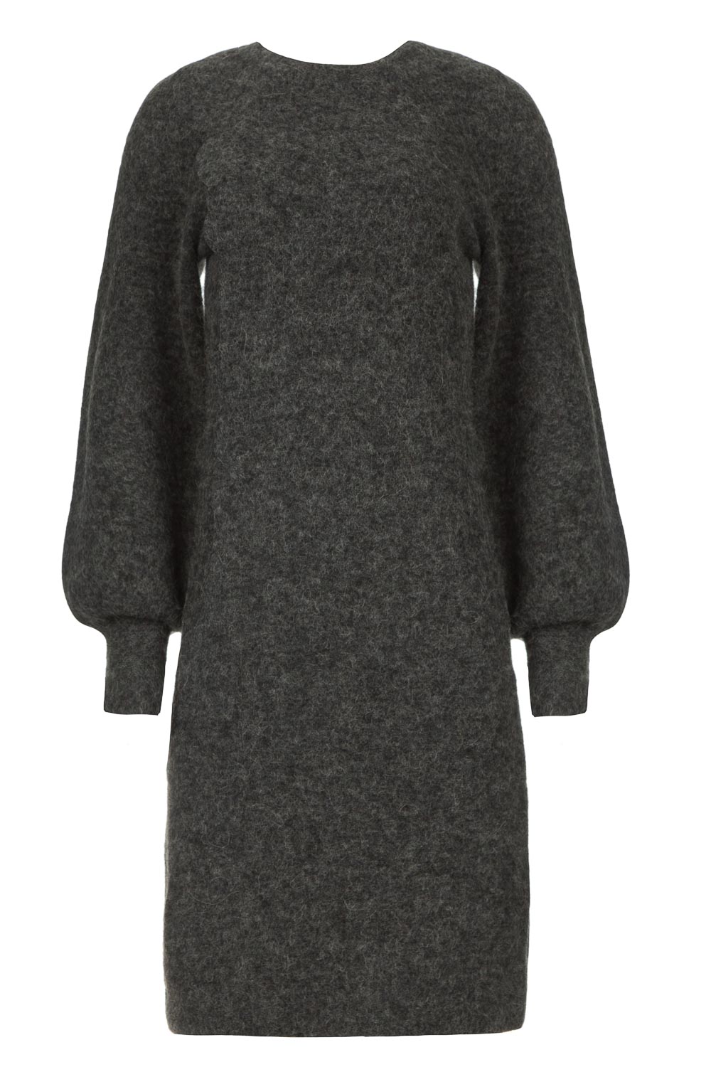 Gebreide sweater jurk Kalliroi | donker grijs... | Second Female ...