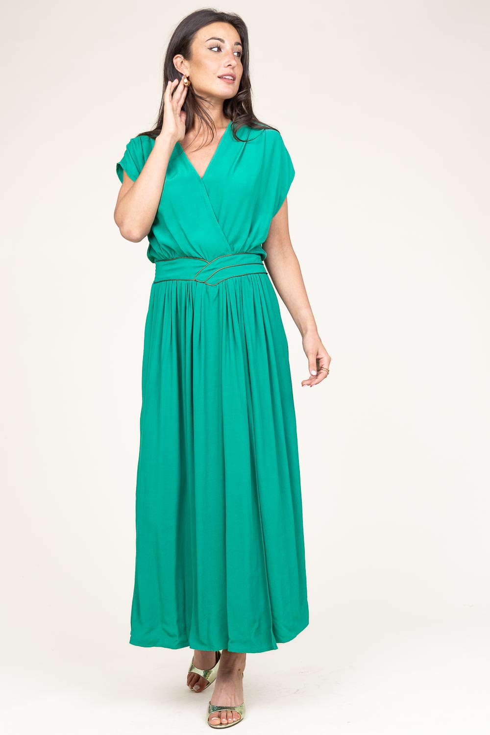 Maxi Kleider Groe Groen